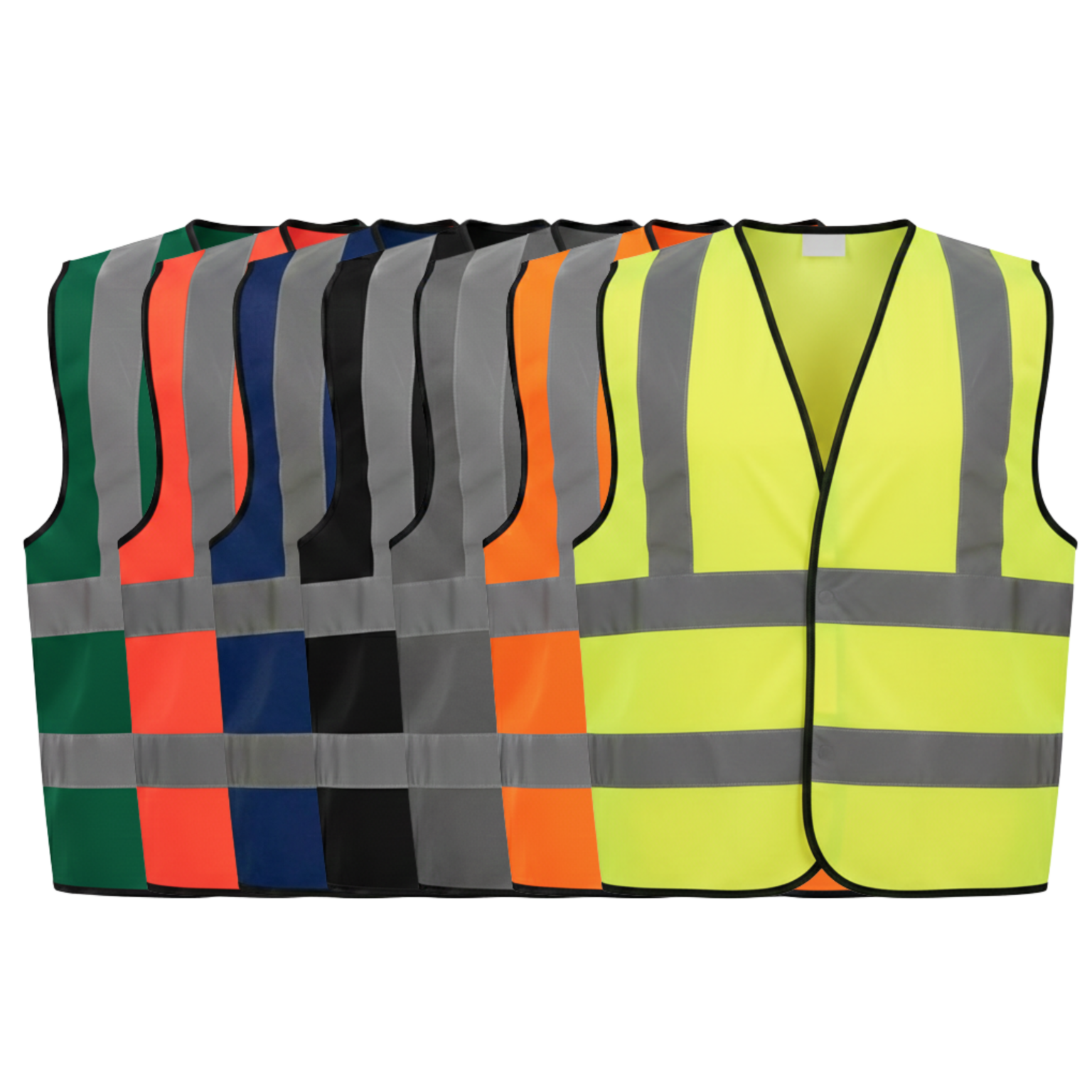 Safety Vest velcro 120GSM - Al Kutbee Al Shamali General Trading Co.